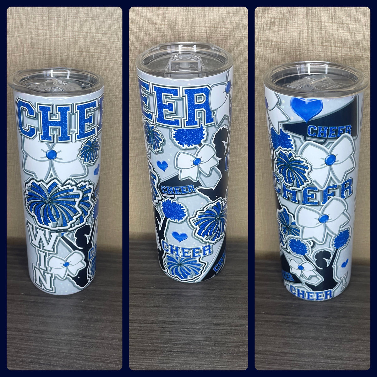 Cheer leading blue – Cope's Sassy Creations