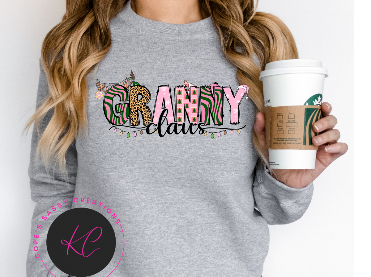 Granny Claus TRANSFER – Cope's Sassy Creations