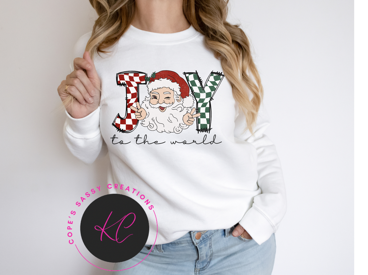 Joy To The World TRANSFER – Cope's Sassy Creations